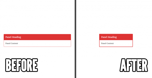 New Panels update allows you to set custom CSS for your panels ...